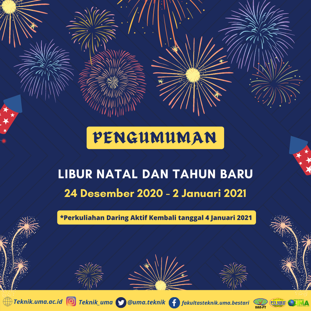 PENGUMUMAN LIBUR PERKULIAHAN - Program Studi Arsitektur Fakultas Teknik ...